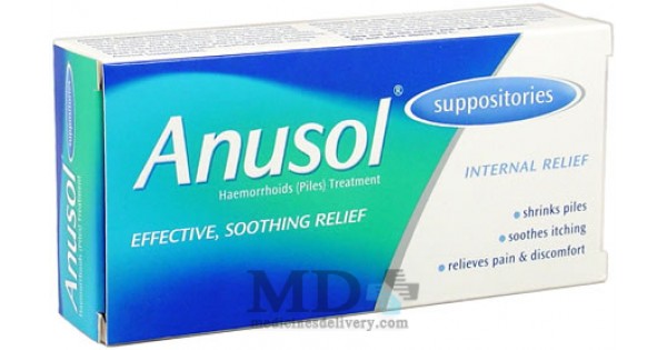 Anusol supp. #10: Buy Online on MedicinesDelivery.com