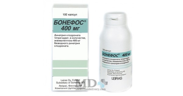 Bonefos caps. 400mg #100: Buy Online on MedicinesDelivery.com