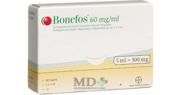Bonefos for inf. 60mg/ml #5: Buy Online on MedicinesDelivery.com
