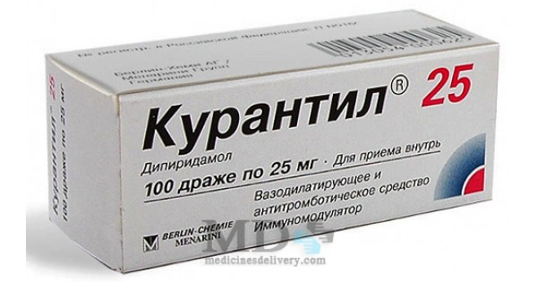 Curantyl tablets 25mg #100: Buy Online on MedicinesDelivery.com