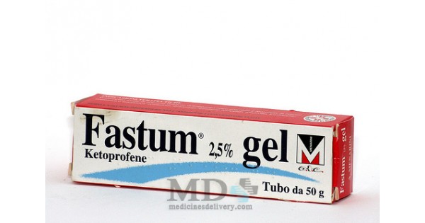 Fastum gel 2,5 50g: Buy Online on MedicinesDelivery.com