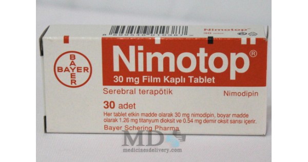 Nimotop tablets 30mg #100: Buy Online on MedicinesDelivery.com