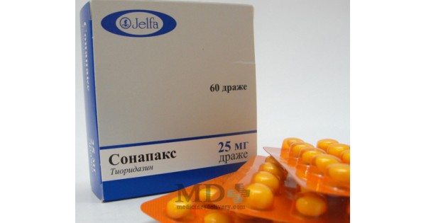 Sonapax 25mg #60: Buy Online on MedicinesDelivery.com