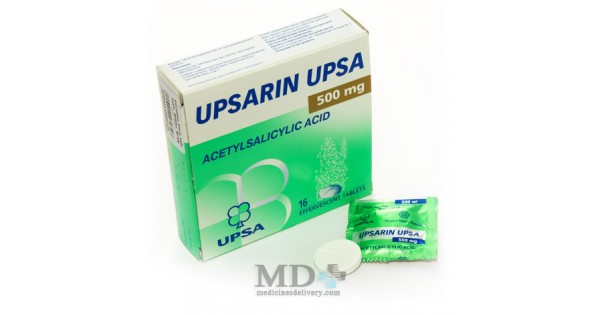 Upsarin UPSA effervescent tablets 500 mg #16: Buy Online on ...